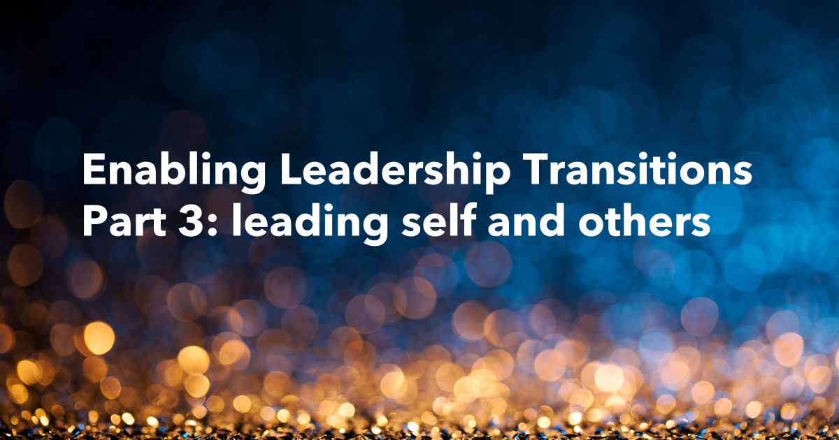 Leading self and others | Sheppard Moscow